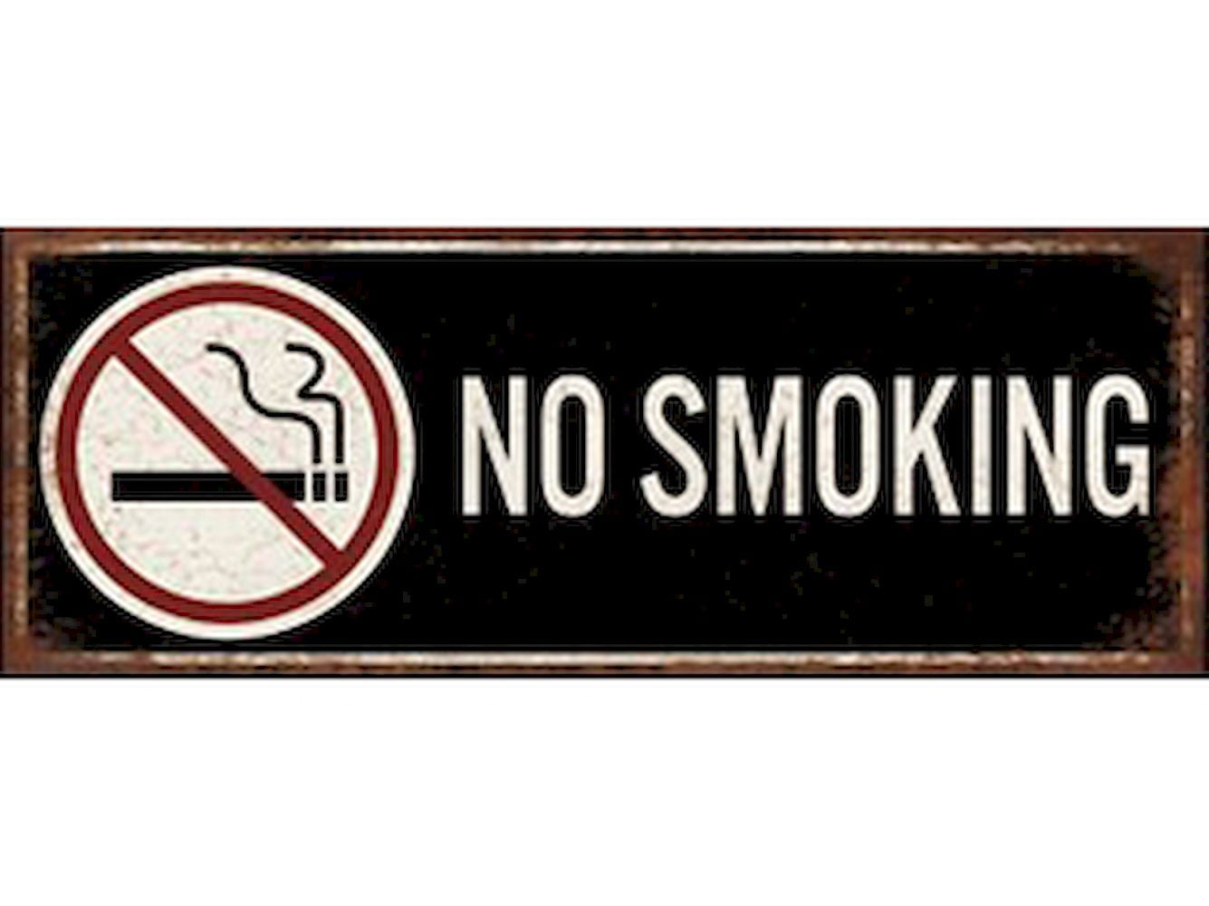 "No Smoking" Metal Sign - Walmart.com