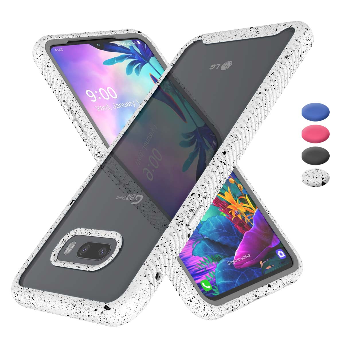 LG G8X ThinQ Case, LG V50S ThinQ Cover,Tinysaturn Shock Absorbing ...