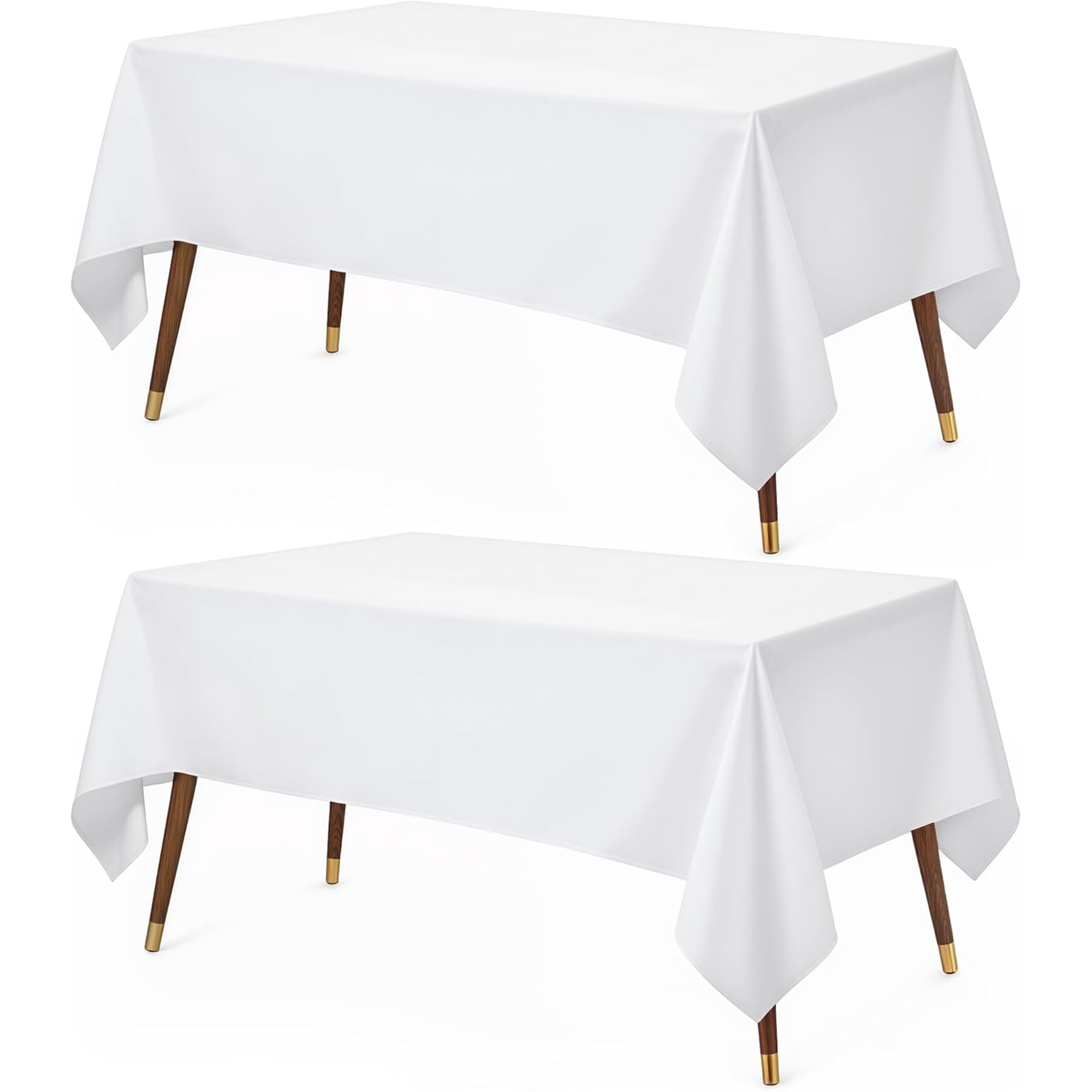 Click here for Unbranded Kitchen White Rectangle Table Cloth 2 Pa... prices
