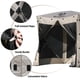 Mcombo 4-Sided Gazebo Portable Pop Up Tent Canopy, Shelter Hub Screen ...