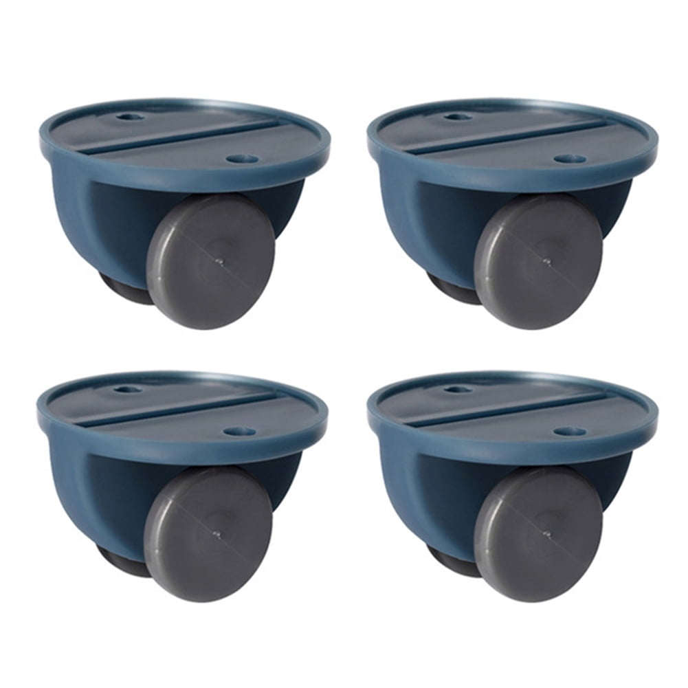4Pcs Self Adhesive Storage Box Bottom Pulley Rolling Wheel Mobile ...