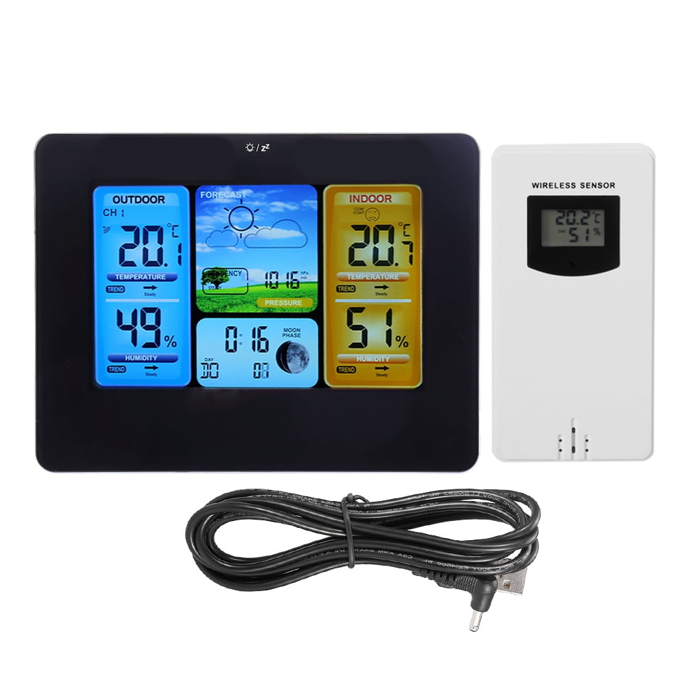 Click here for Domqga Wireless Weather Clock  Thermometer Digital... prices