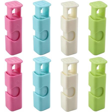 8 Pcs Non Slip Sealer Bag Cinches Easy Use Lock Bread Bag Cinch Clips ...