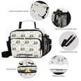 ALAZA Rabbit Carrots Lunch Box Insulated Cooler Bag Reusable Tote Bags ...