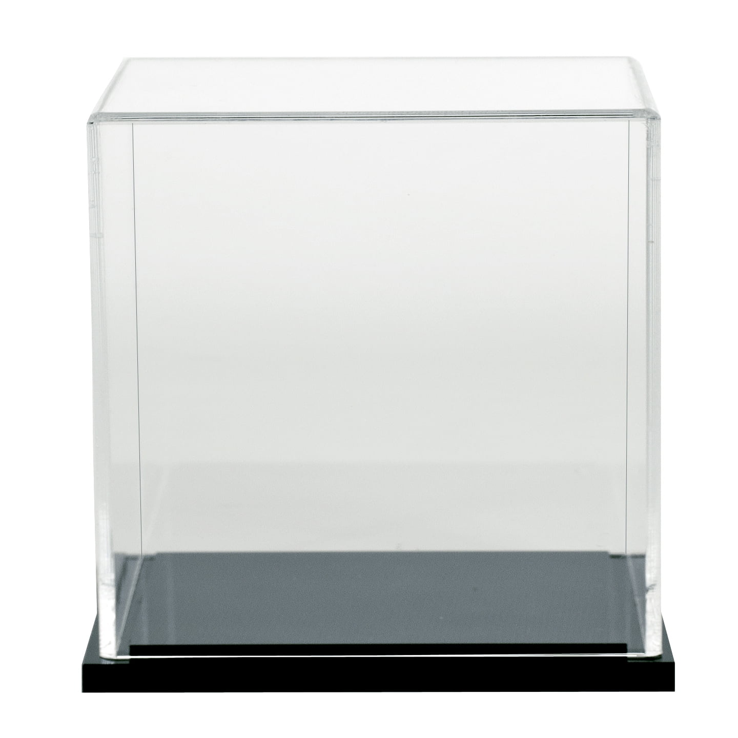 18" x 18" x 18" Acrylic Box Case Display with Black Base - Walmart.com