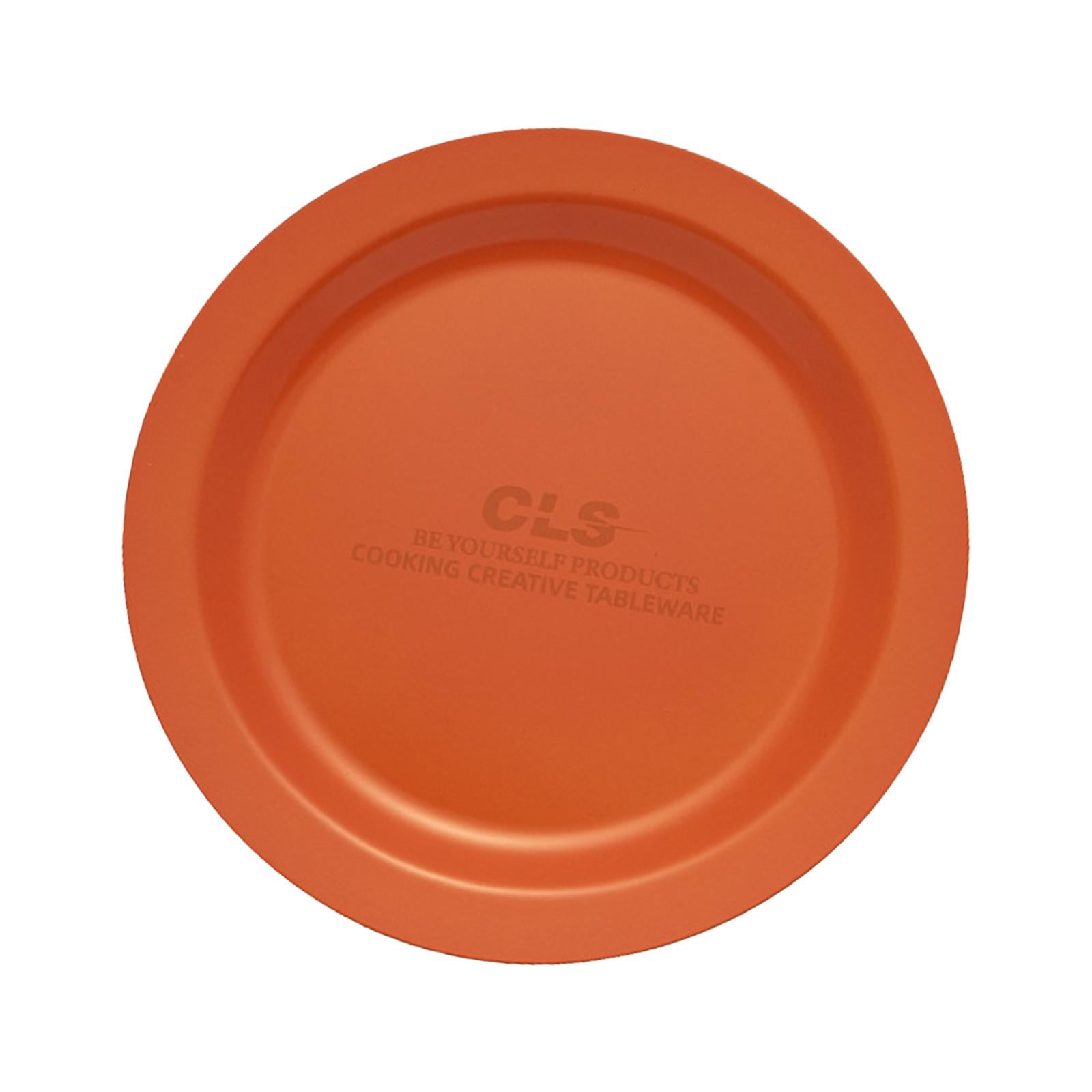 Plato de camping de 22 cm de diámetro, vajilla portátil para exteriores ...