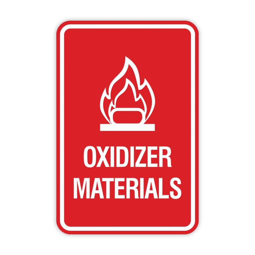 Oxidizer Sign