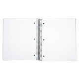 5 Subject Notebook - College Ruled - Durable Poly Cover/5 Poly Pockets ...