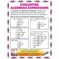 Mcdonald Publishing Algebraic Expressions & Equations Posters, Set of 4 ...