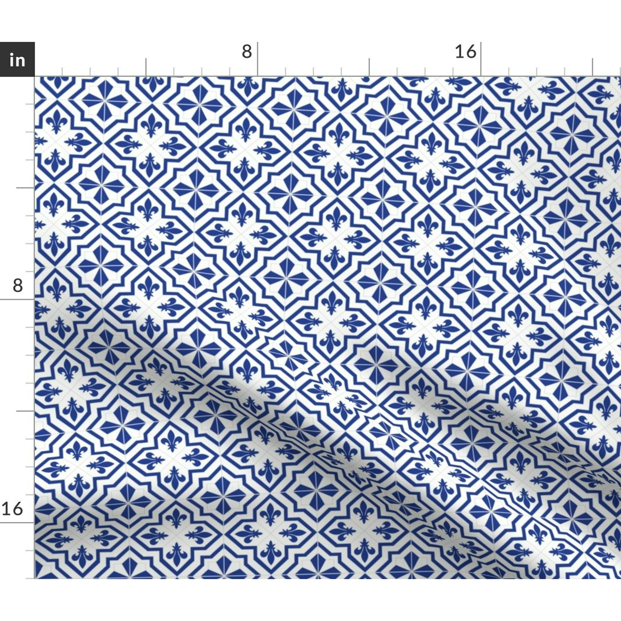 Blue Modern Fabric Patterns