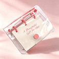 CCOCC 2026 New Mini 3 Ring Binder Diary Hand Book Stationery Notebook ...