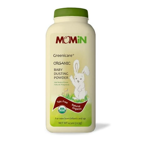 MOMiN G1040 Greenicare Organic Baby Dusting Powder 4.5oz, 2-pack ...