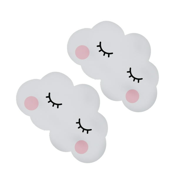 Guardoinrt 2pieces Cute Smiling Clouds Easy To Install 3D Wall Stickers ...