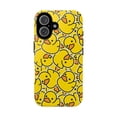 Cute Rubber Duck Tough Phone Case for iPhone 7-17 Pro Max, Glossy ...