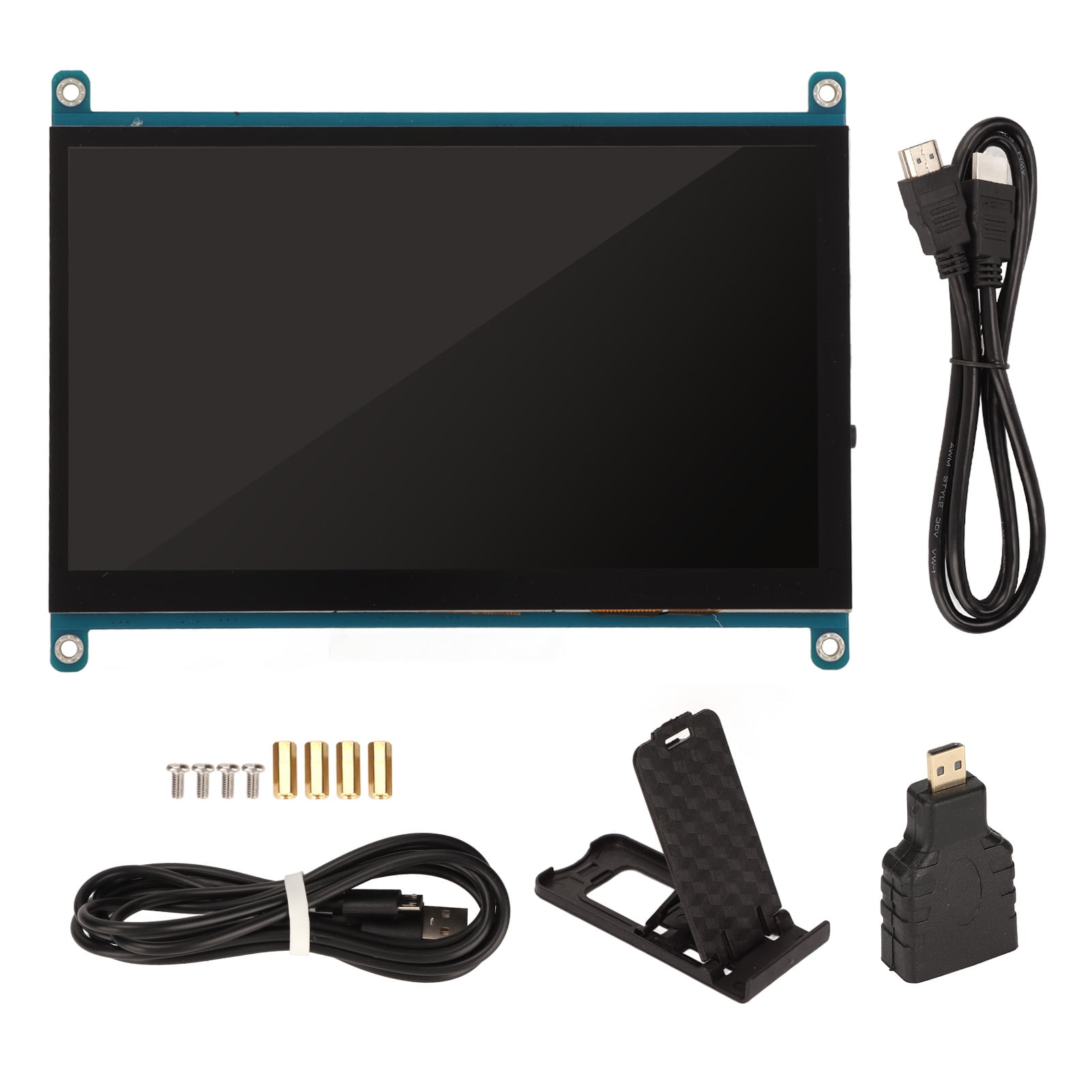 For RasPi Screen, 1024x600 IPS Screen 3 Application Mode 7 Inch For ...