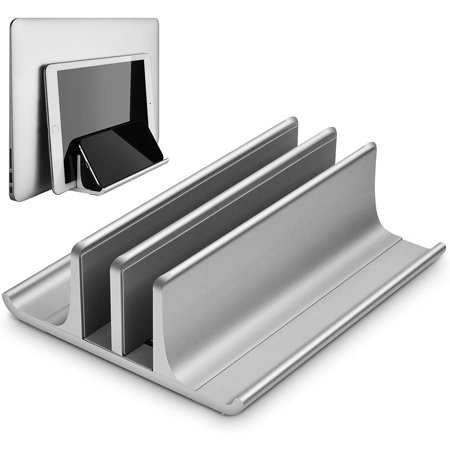 AIMTYD Vertical Laptop Stand, Aluminum Macbook Holder Adjustable ...