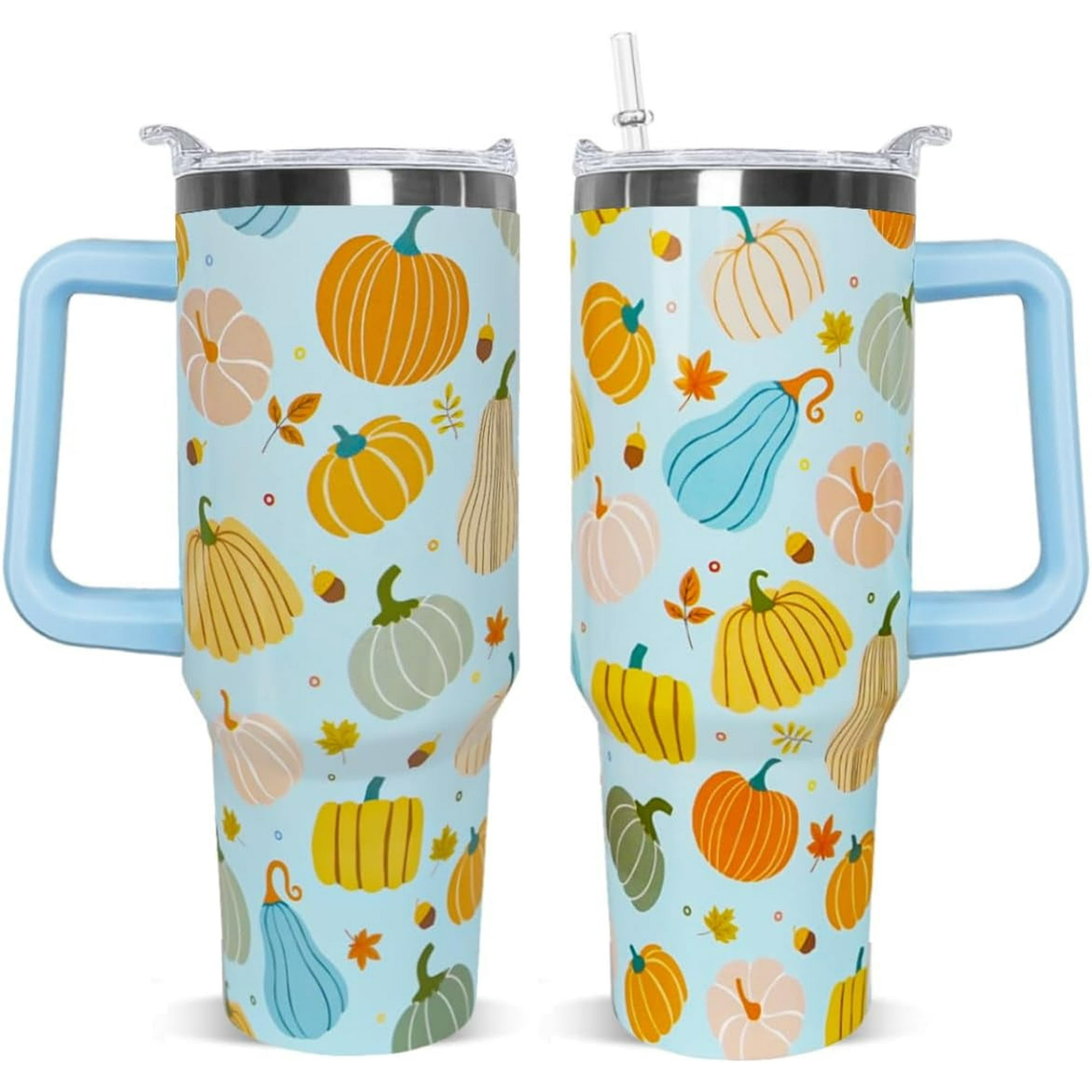 Click here for Feisina Halloween Tumbler 40 Oz Fall Pumpkin Tumbl... prices