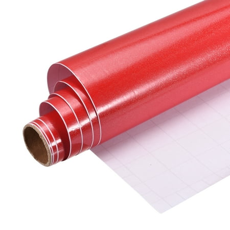 37.4"x23.7" Self-Adhesive Contact Paper, PVC Sticky Wallpaper Red ...