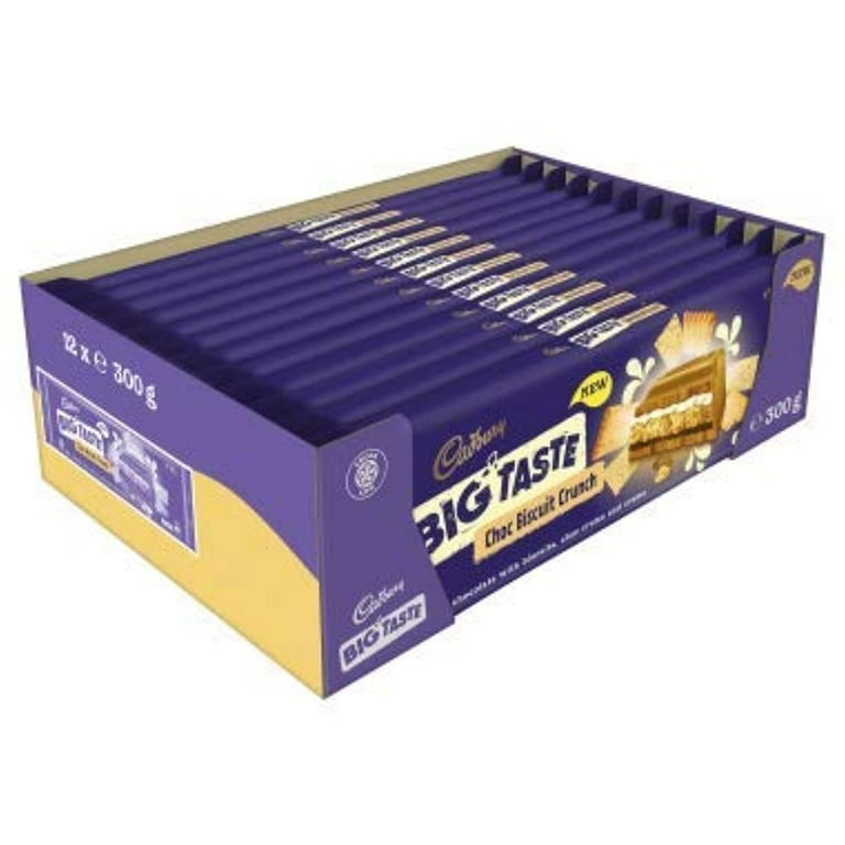 Cadbury Big Taste Chocolate Biscuit Crunch 300G X 12, 43% OFF
