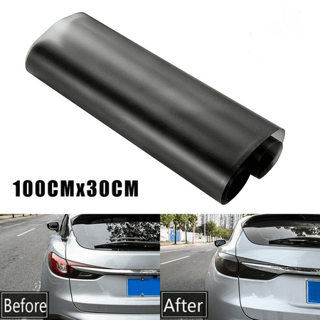 HISRFO Light Black Car Rear Lights Tail Light Film Stickers Trims Wrap ...