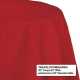 Classic Red Paper Octy Round Tablecloth, 82in - Walmart.com