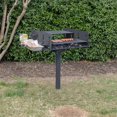 Ash & Ember Park-Style Grill, 942 Sq. In, Dual Grates, Side Shelf ...