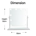 Vanity Mirror for Makeup, Hollywood Lighted Mirror with 10 Dimming LED ...