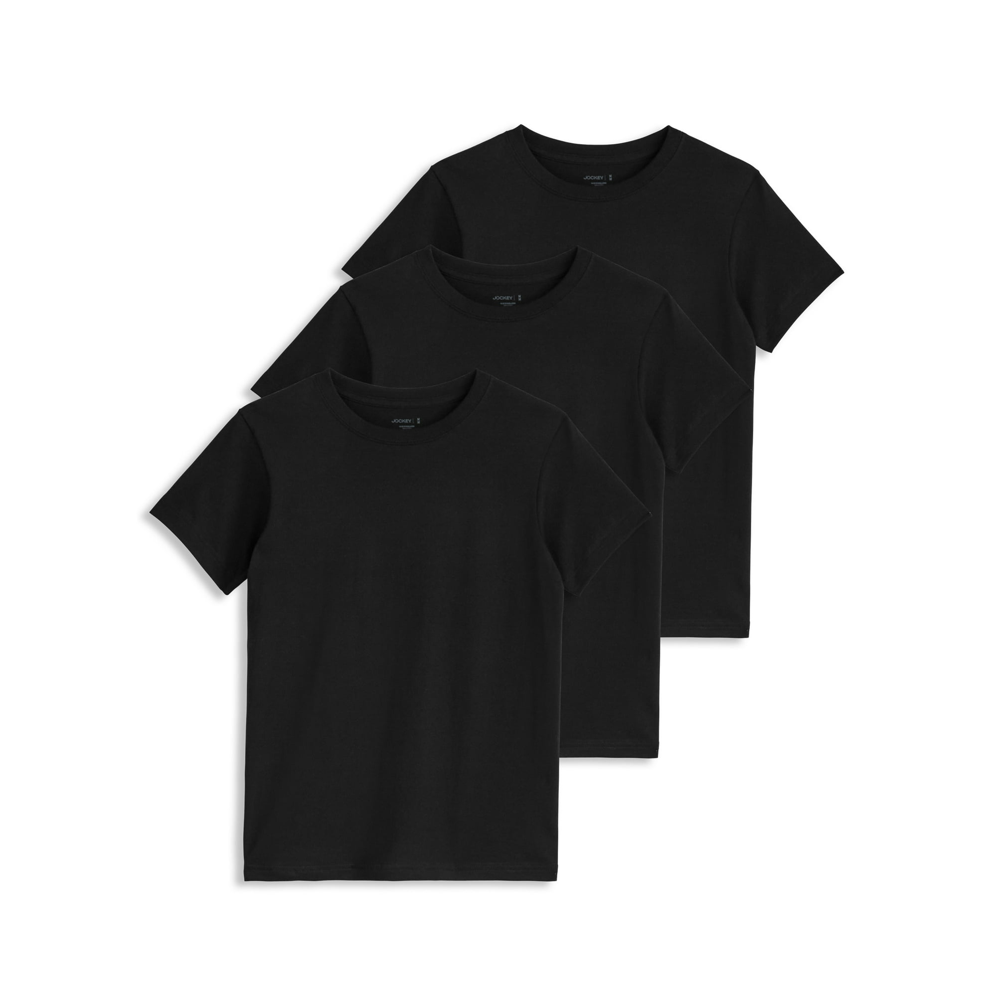 Click here for Jockey Boys 100 Cotton Crew Neck T-Shirt - 3 Pack prices