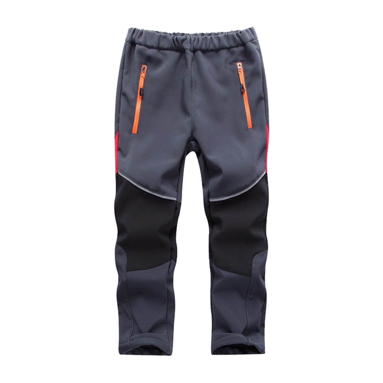 GDREDA Boys Snow Cargo Pants, Girls Kids Outdoor Fleece-Lined Soft ...
