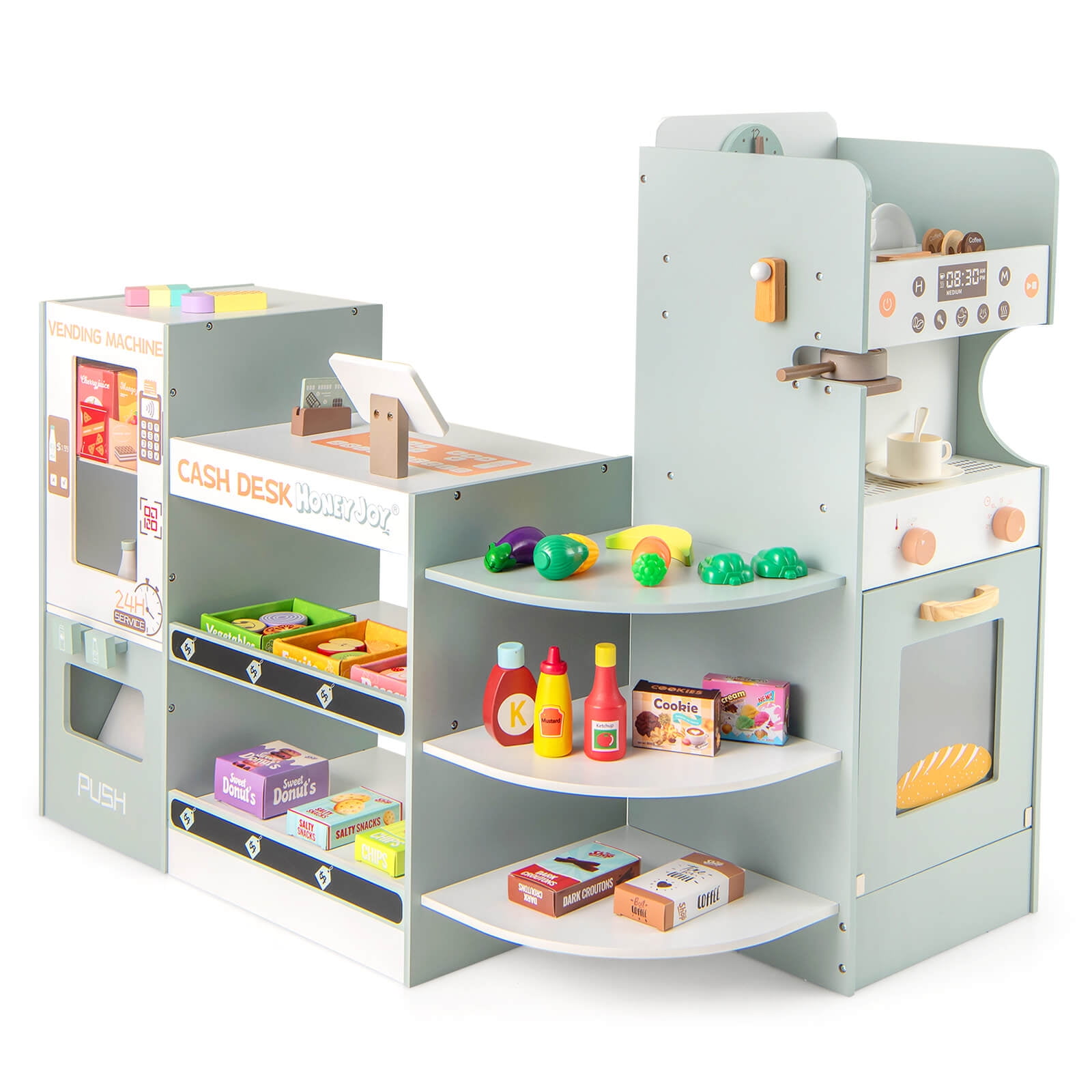 Click here for Costway Kids Grocery Store Playset With Vending Ma... prices