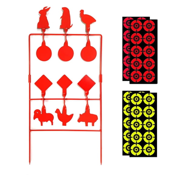ATFLBOX BB Gun Target Animal Silhouette Heavy Metal Spinning Pellet ...