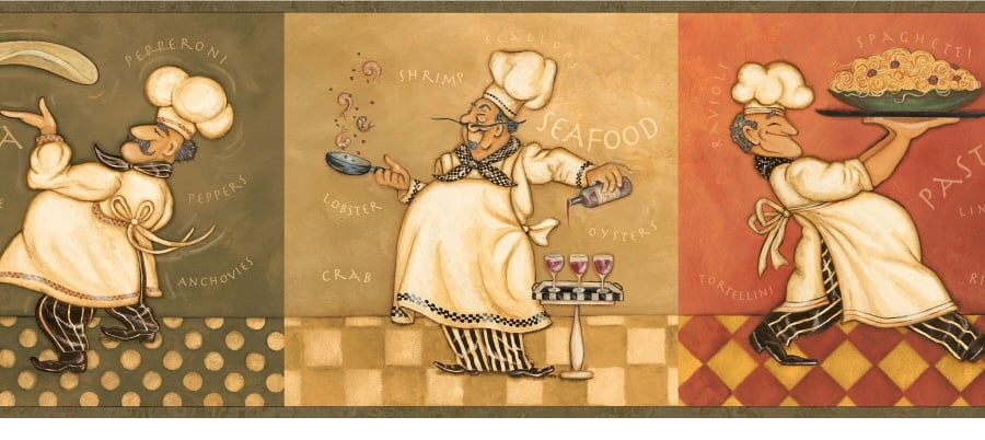 Chef Wallpaper Border