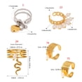 Contemporary Sturdy Stainless Steel Pendant Double Layer Opening Rings ...