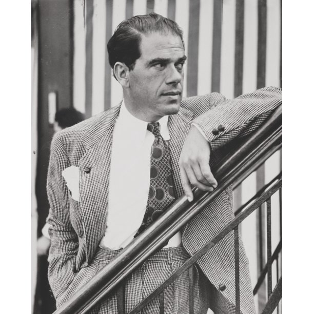 Print: Frank Capra, Director, Aboard The Rex, 1937 - Walmart.com