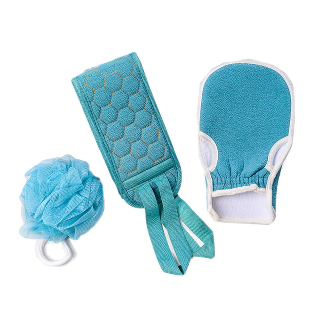 3 Pcs Plant Fibre Body Cleaning Washcloth Washable Soft Neck Shower ...
