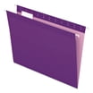 Pendaflex Reinforced Violet Hanging Folders, Letter Size, Poly, Colored ...