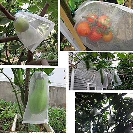 Agfabric Bug Net Bag Garden Netting Against Insects Birds Barrier Bags ...