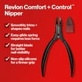 Revlon Comfort & Control Nail Nipper, Metal Trimmer, Toenail & Cuticle ...