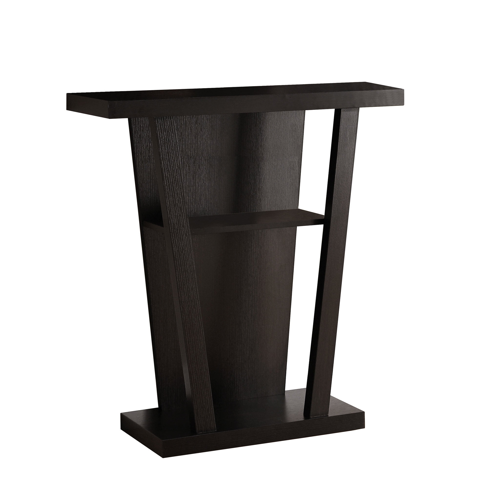 Monarch Accent Table 32" L / Cappuccino Hall Console - Walmart.com