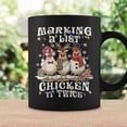 Chicken Mom Xmas Making A List Chicken It Twice Coffee Mugs - Walmart.com