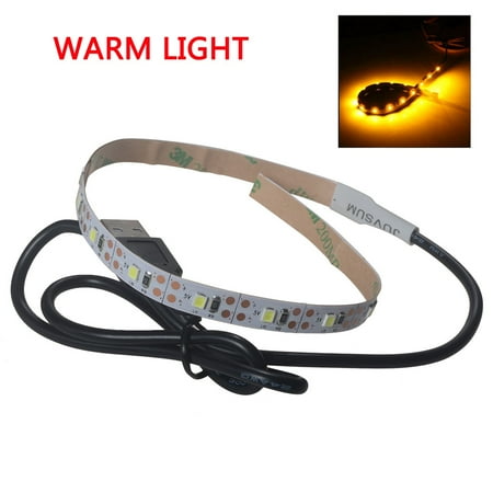 5V USB 2835 30CM/18SMD LED Strip Light TV Back Lamp Cool Light ...