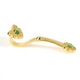 1PC Chinese Amulet Crafts Golden Auspicious Ruyi gifts Home Furnishing ...