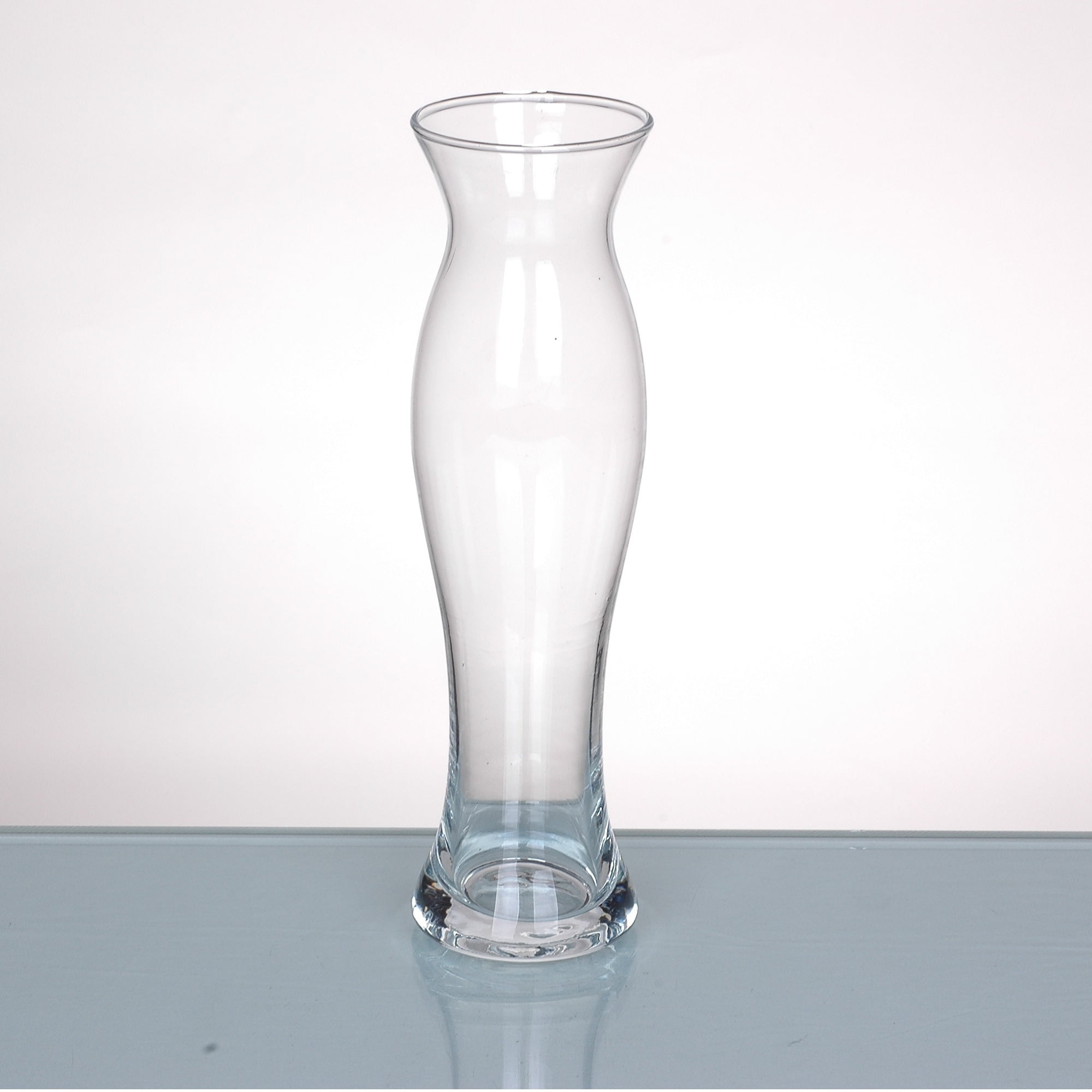 9” Clear Glass Flower Bud Vase Tabletop Decor
