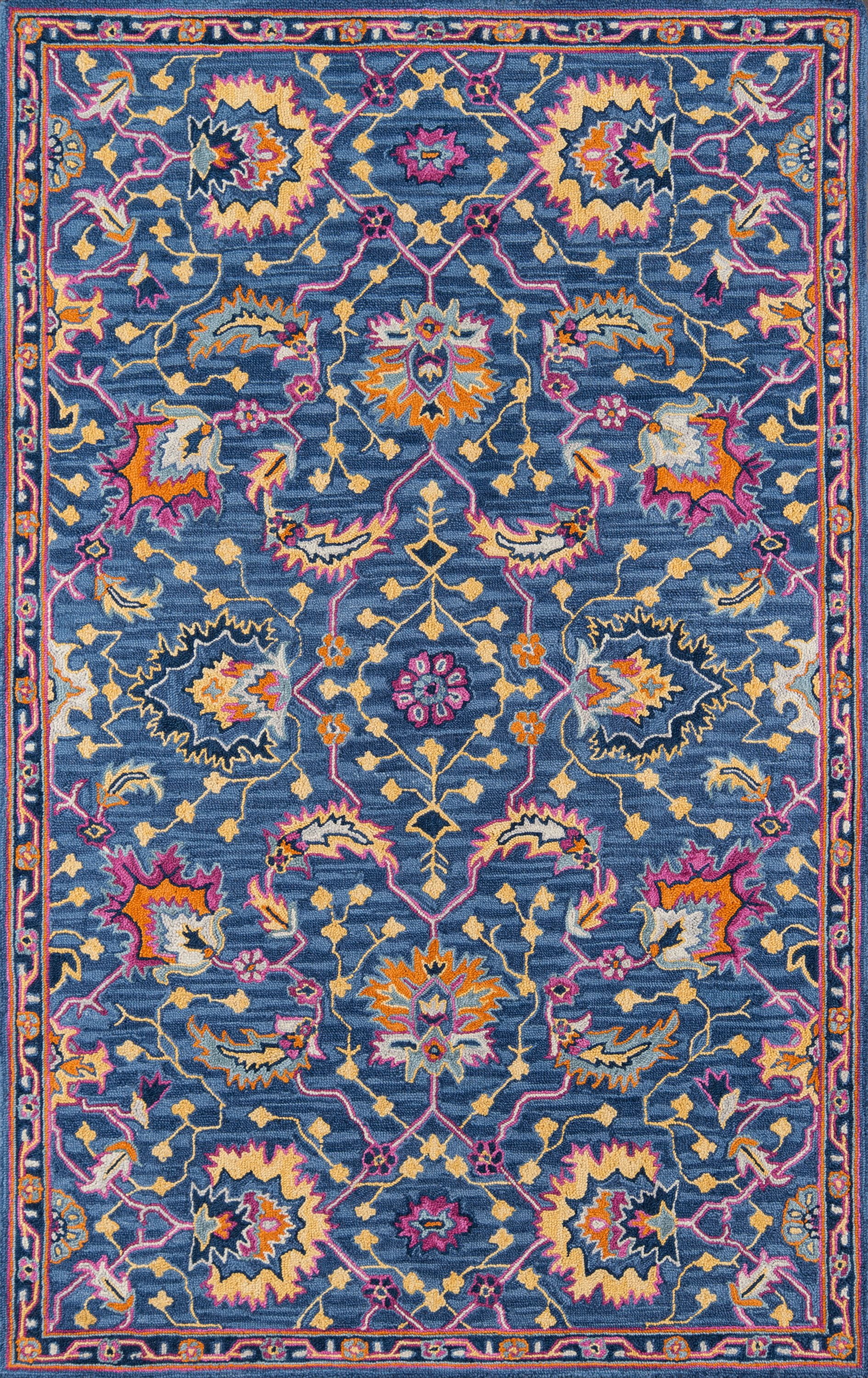 Momeni Oriental Traditional Area Rugs, Blue - Walmart.com