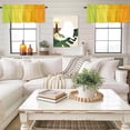 Colorful Gradient Valances for Windows Green Yellow Orange Ombre ...