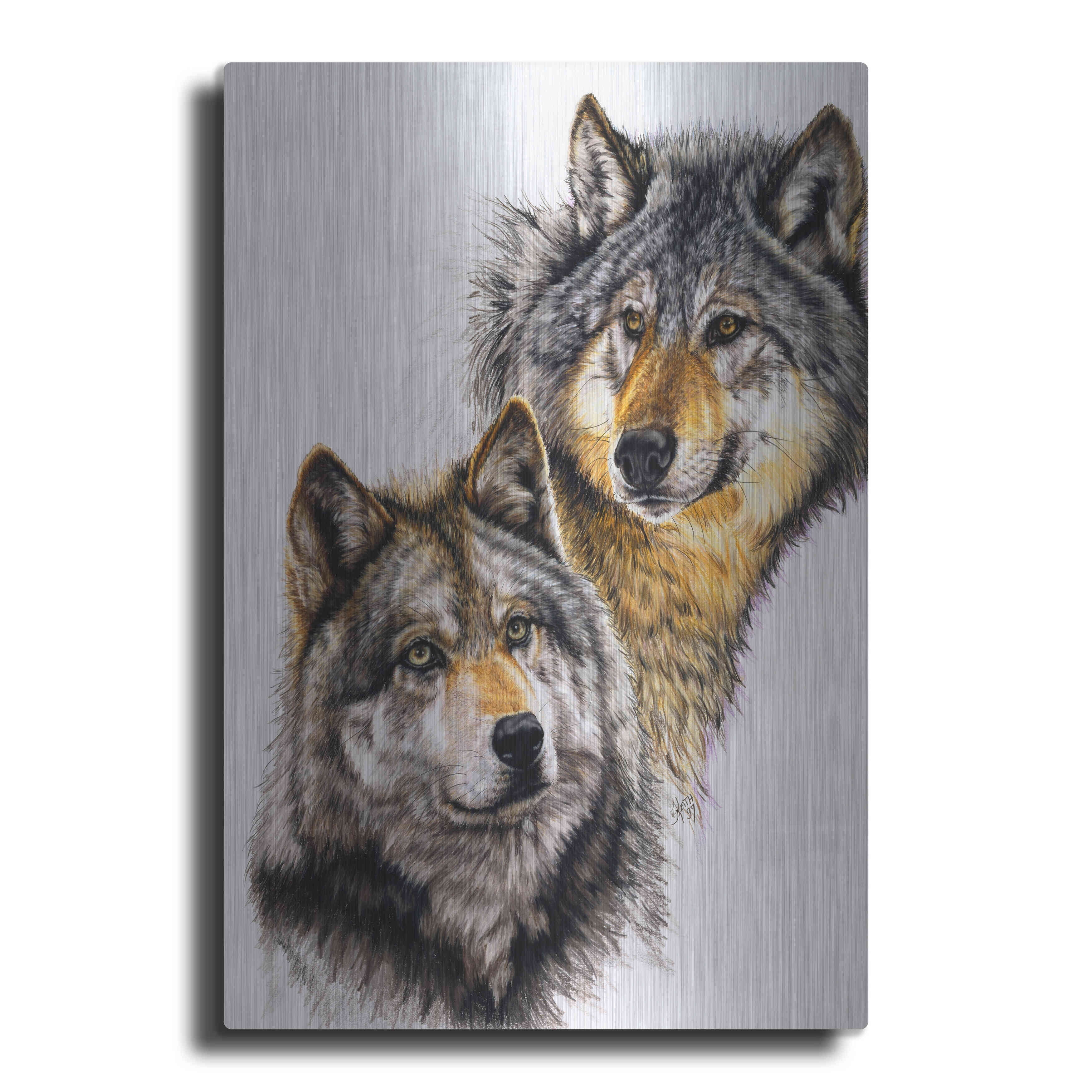 Luxe Metal Art 'Splendid Companions' by Barbara Keith, Metal Wall Art ...