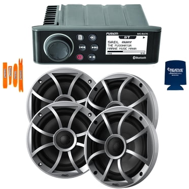 Fusion MS-RA70 Marine Radio System with MS-RA70DC Din Cage - Walmart.com