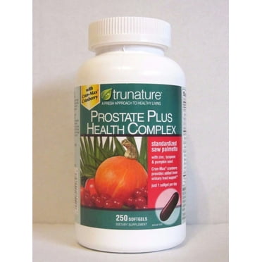Trunature Prostate Plus Health Complex, Support Supplements, 250 ...