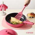 Carote 13 Pcs Nonstick Pink Cookware Sets W/ Die-Cast Lid, Detachable ...