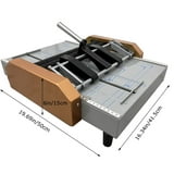 INTBUYING Automatic Book Binding Machine Staple Folder Booklet Maker 17 ...